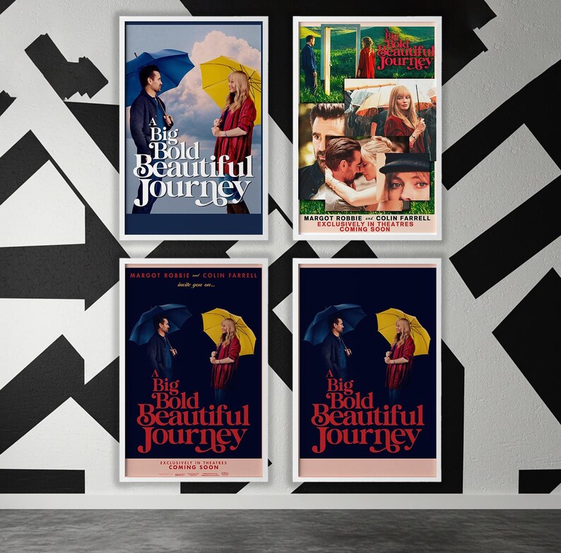 A Big Bold Beautiful Journey (2025) Movie Poster| Canvas Print| Wall ...