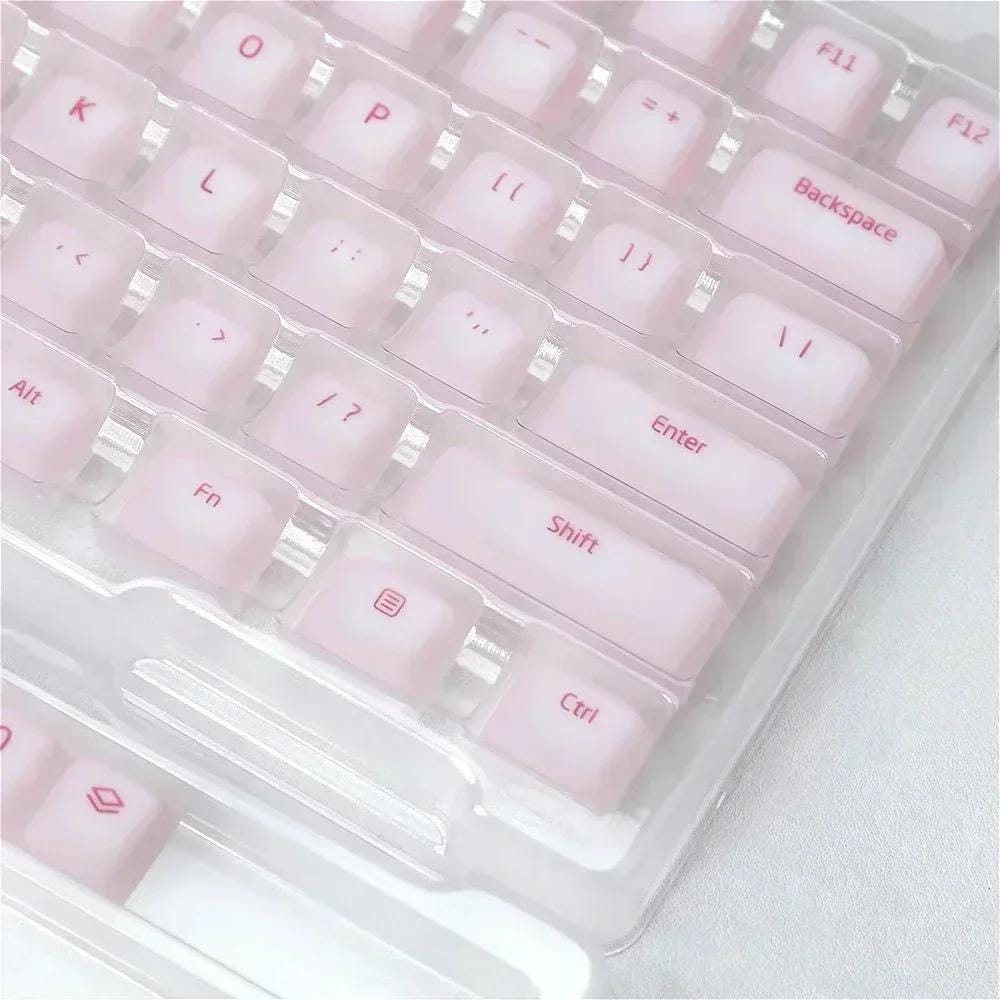 Soft Pudding Jelly Keycap Set Cherry Profile | 113 Translucent PC ...