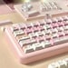 Cute Pink Cat Keycap Set | Meow Theme Mao/cherry Profile PBT Keycaps ...