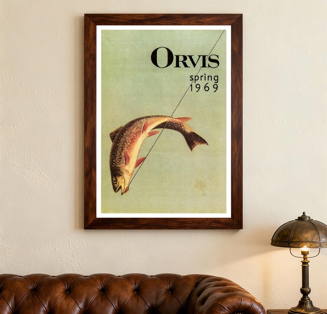 Orvis Spring 1969 Fishing Vintage Canvas Poster，canvas Posters,wall Art ...