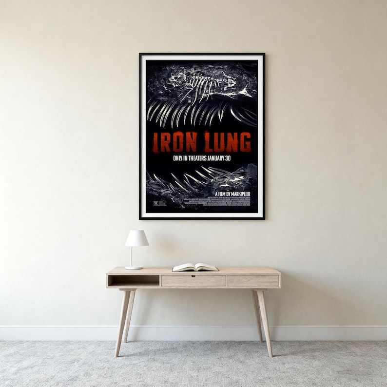 Iron Lung (2025) Horror Film Poster，canvas Posters,wall Art,home Decor ...