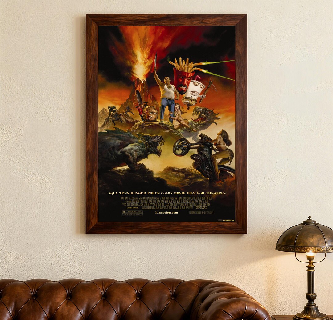 Aqua Teen Hunger Force Colon Movie Poster，canvas Posters,wall Art,home ...