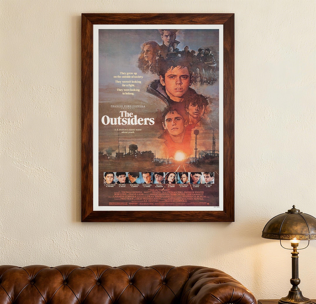 The Outsiders 1983 Movie Poster，canvas Posters,wall Art,home Decor ...