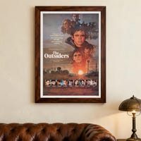 The Outsiders Broadway Play Color Poster - Etsy