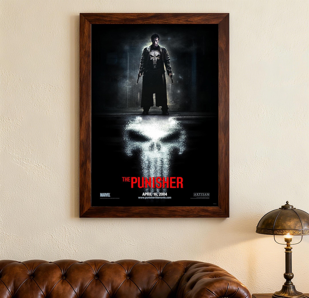 The Punisher Movie Poster，canvas Posters,wall Art,home Decor, Holiday ...
