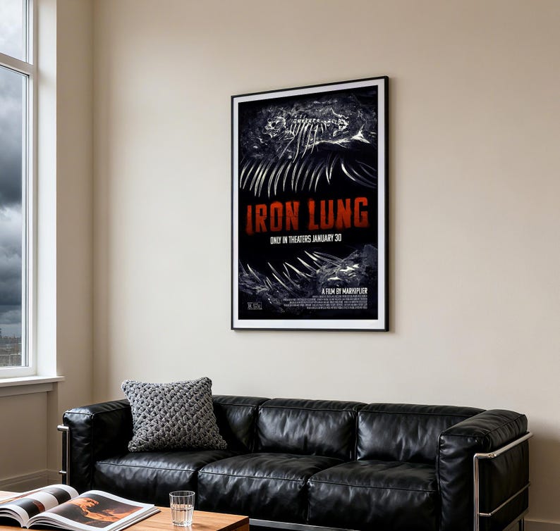 Iron Lung (2025) Horror Film Poster，canvas Posters,wall Art,home Decor ...