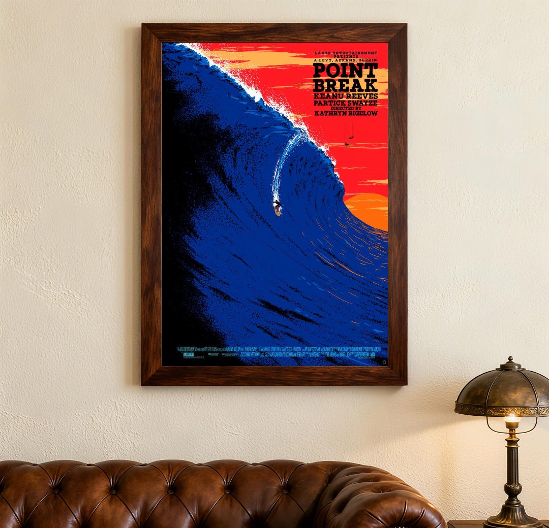 Point Break Movie Poster，canvas Posters,wall Art,home Decor, Holiday ...