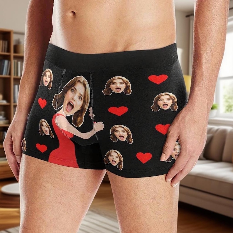 Custom Anniversary Gift,personalized Mens Face Boxer Briefs,customized ...