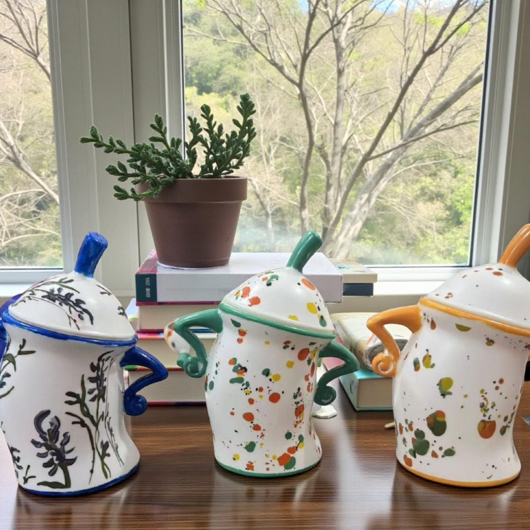 Whimsical Ceramic Teapot With Arms and Legs | Handmade Art Pottery - Etsy