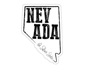 Nevada Maze State Map Sticker Premium Die Cut Vinyl 2.25 X - Etsy