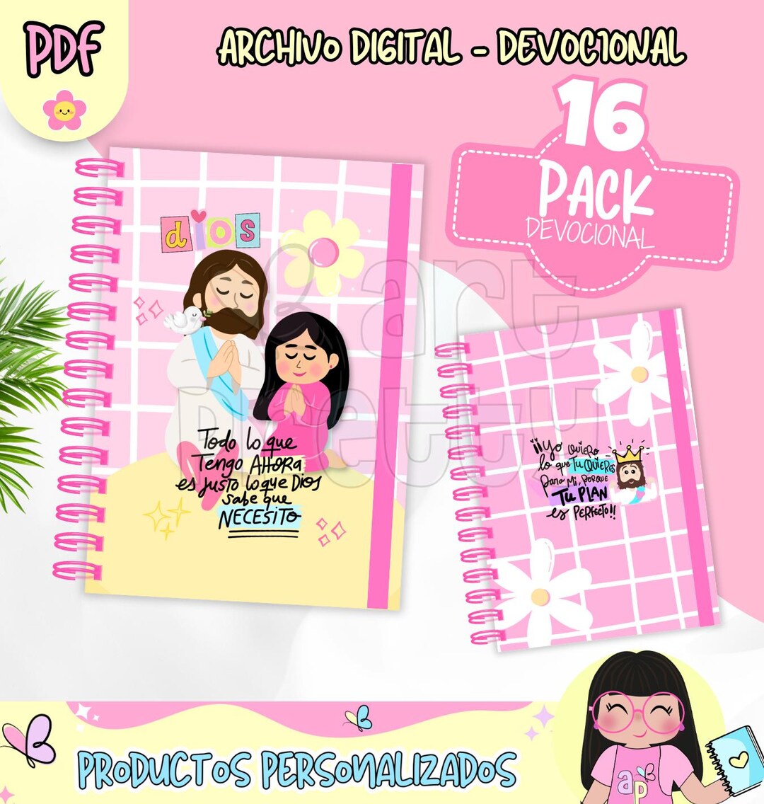 Agenda devocional - Archivo digital - PDF 16 pack - Etsy España