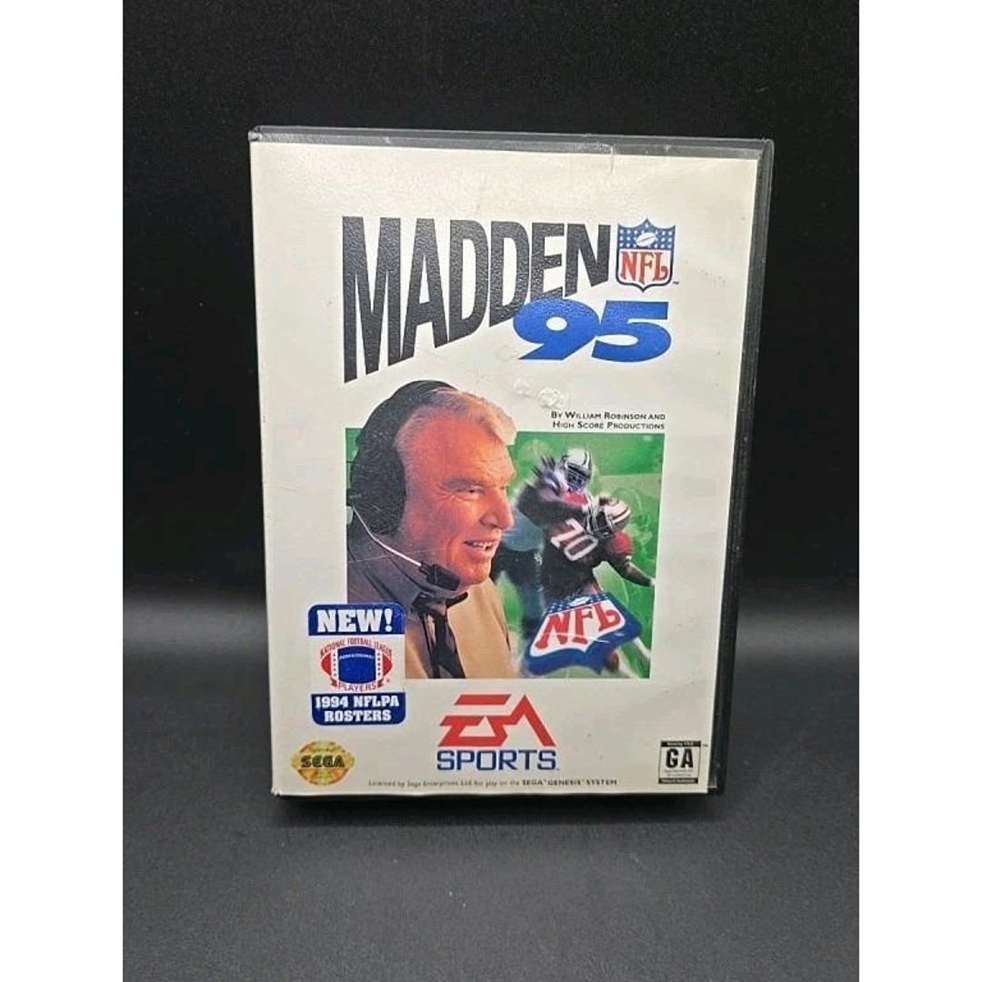Madden NFL 95 (sega Genesis, 1994) Game and Case~ Untested - Etsy