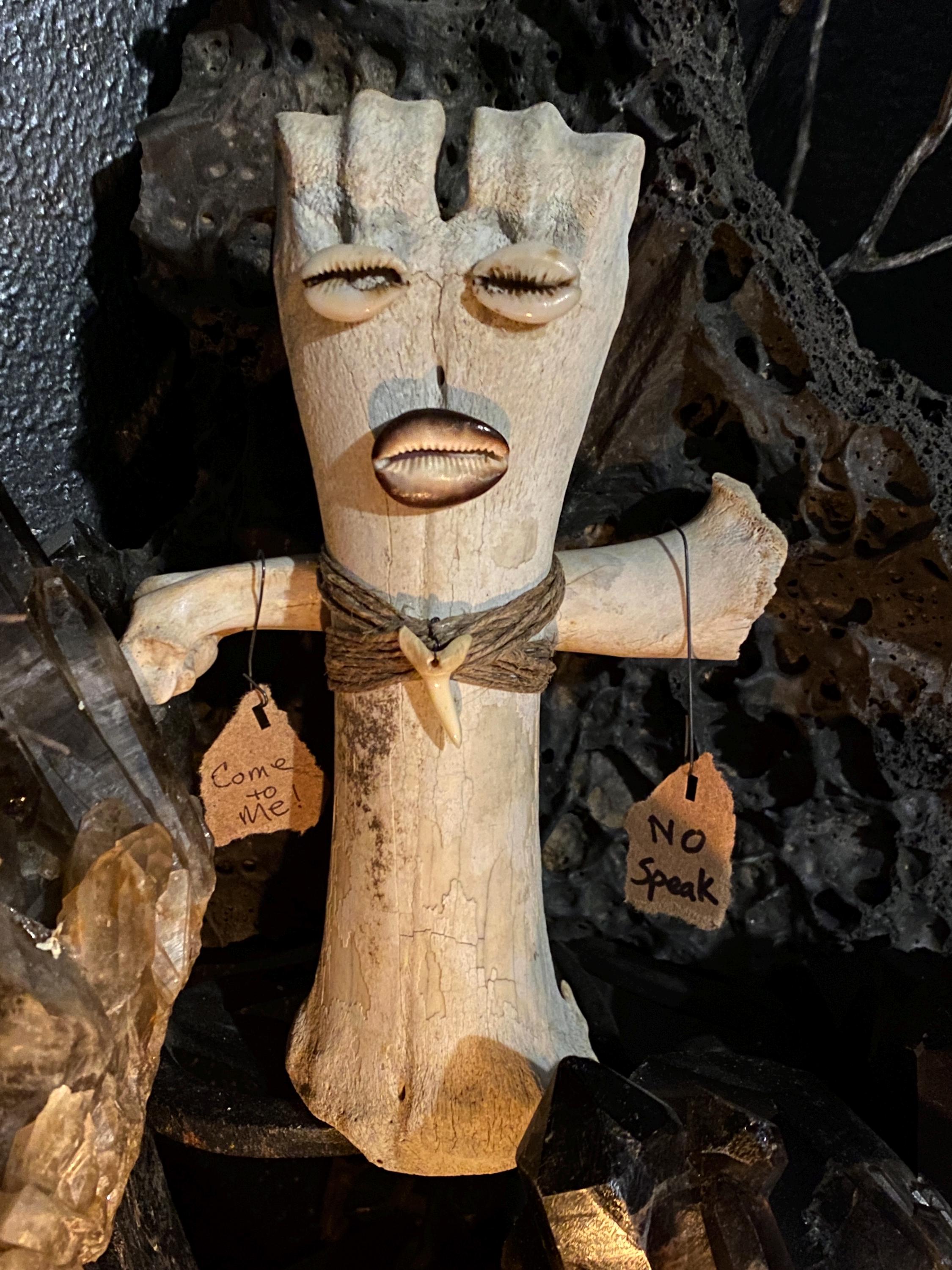 Ghostly Old Bone Voodoo Hoodoo Conjure Poppet - 8" Tall - Etsy