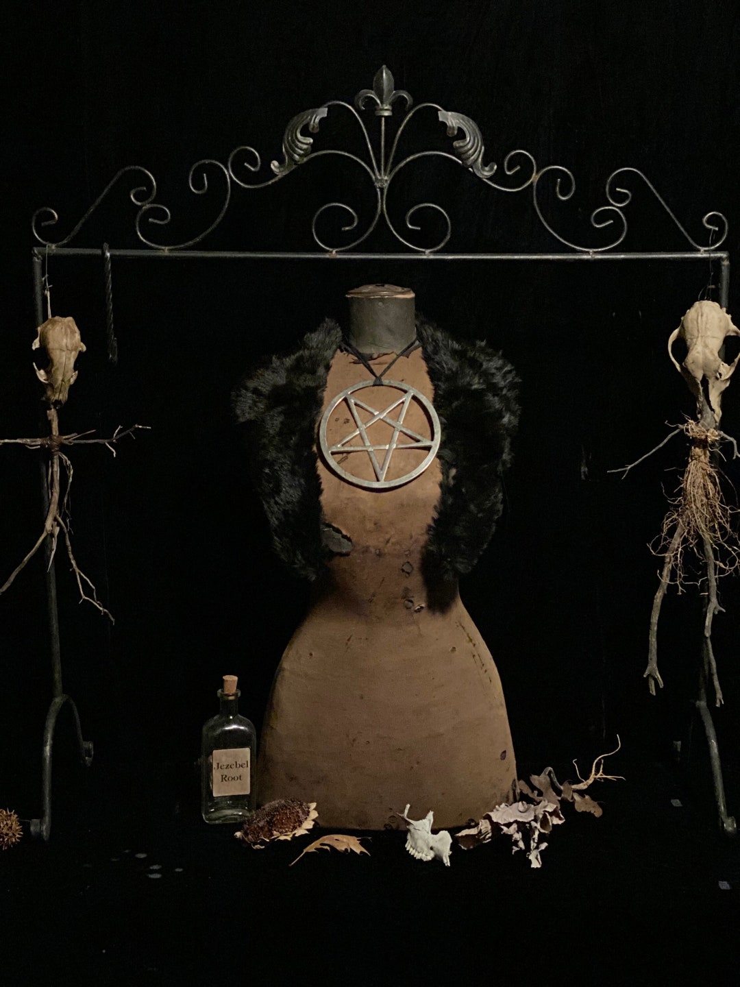 Large INVERTED PENTAGRAM 6 Witchcraft Ritual Ceremonial Occult Supplies ...