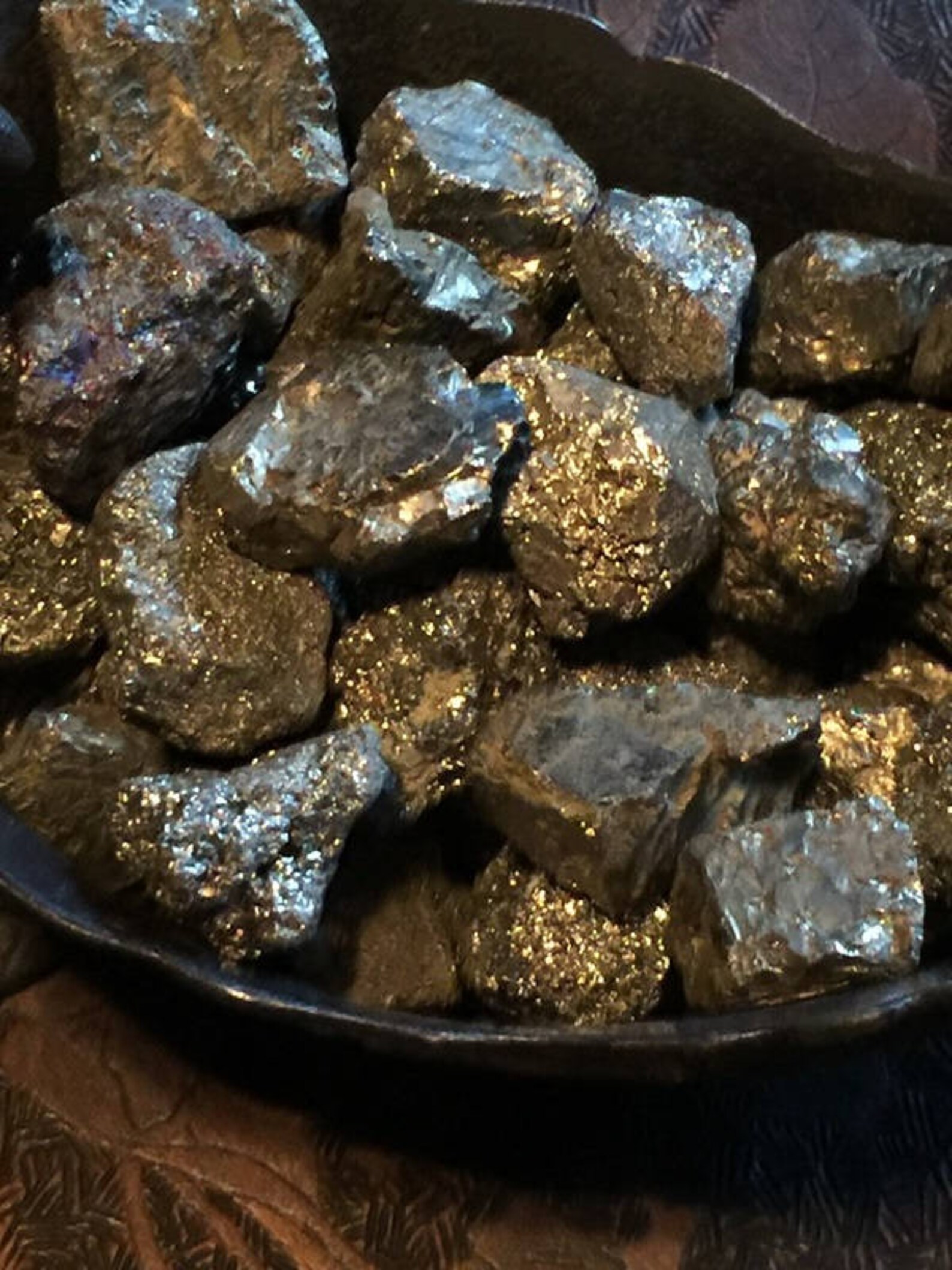 Raw Pyrite Fool's Gold Chunky Rocks, Priced at 5 Dollars Each at Gothic ...