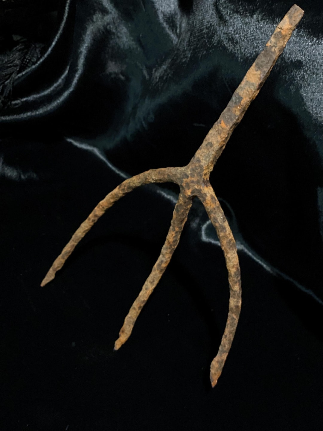 Wicked 19th C Antique Pitchfork Trident Gnarly Decrepit Rusty and ...