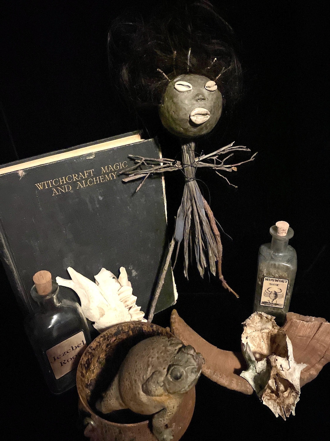 Conjure Stick Voodoo Poppet - Out of the Dark Forest “tricky Trixie ...