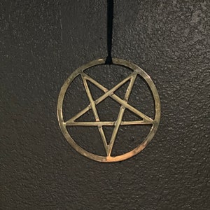 Large INVERTED PENTACLE PENTAGRAM 6” - Witchcraft * Ritual * Ceremonial ...