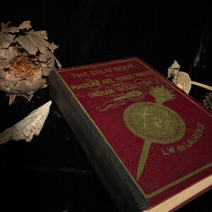 RARE ANTIQUE OCCULT Book the Great Book of Magical Art by De Laurence C ...