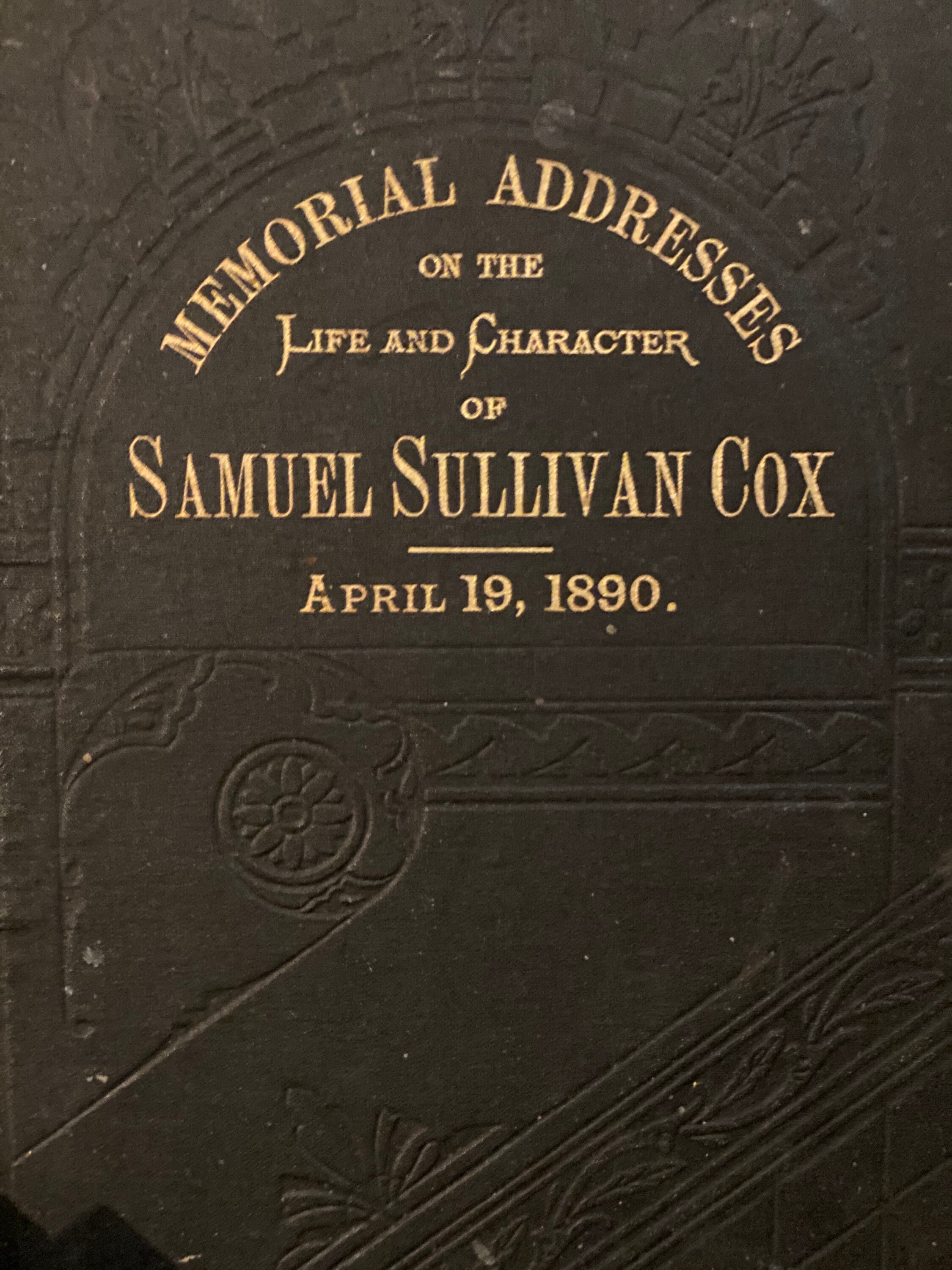 MEMORIAL ADDRESSES on the Life and Character of Samuel | Etsy