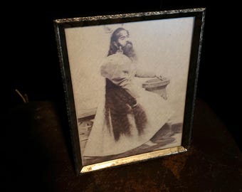 Portrait of Barbara Van Beck, Bearded Lady Art Print, Wolf Woman ...