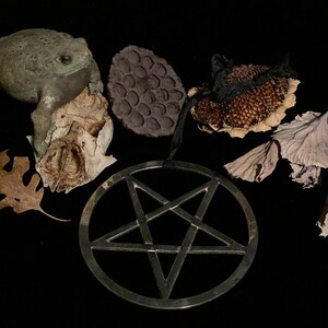 Large INVERTED PENTACLE PENTAGRAM 6” - Witchcraft * Ritual * Ceremonial ...