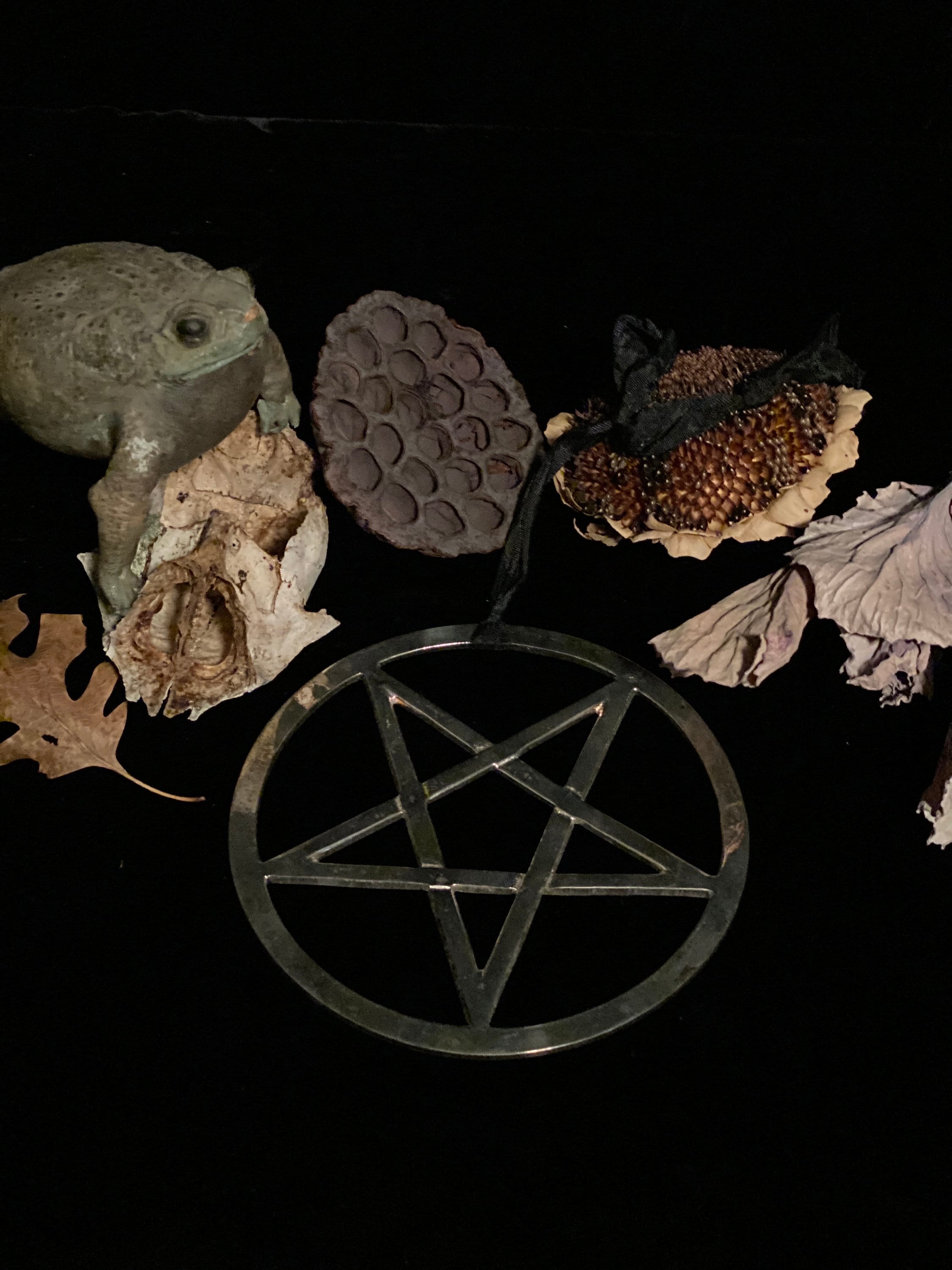 Large INVERTED PENTACLE PENTAGRAM 6” - Witchcraft * Ritual * Ceremonial ...