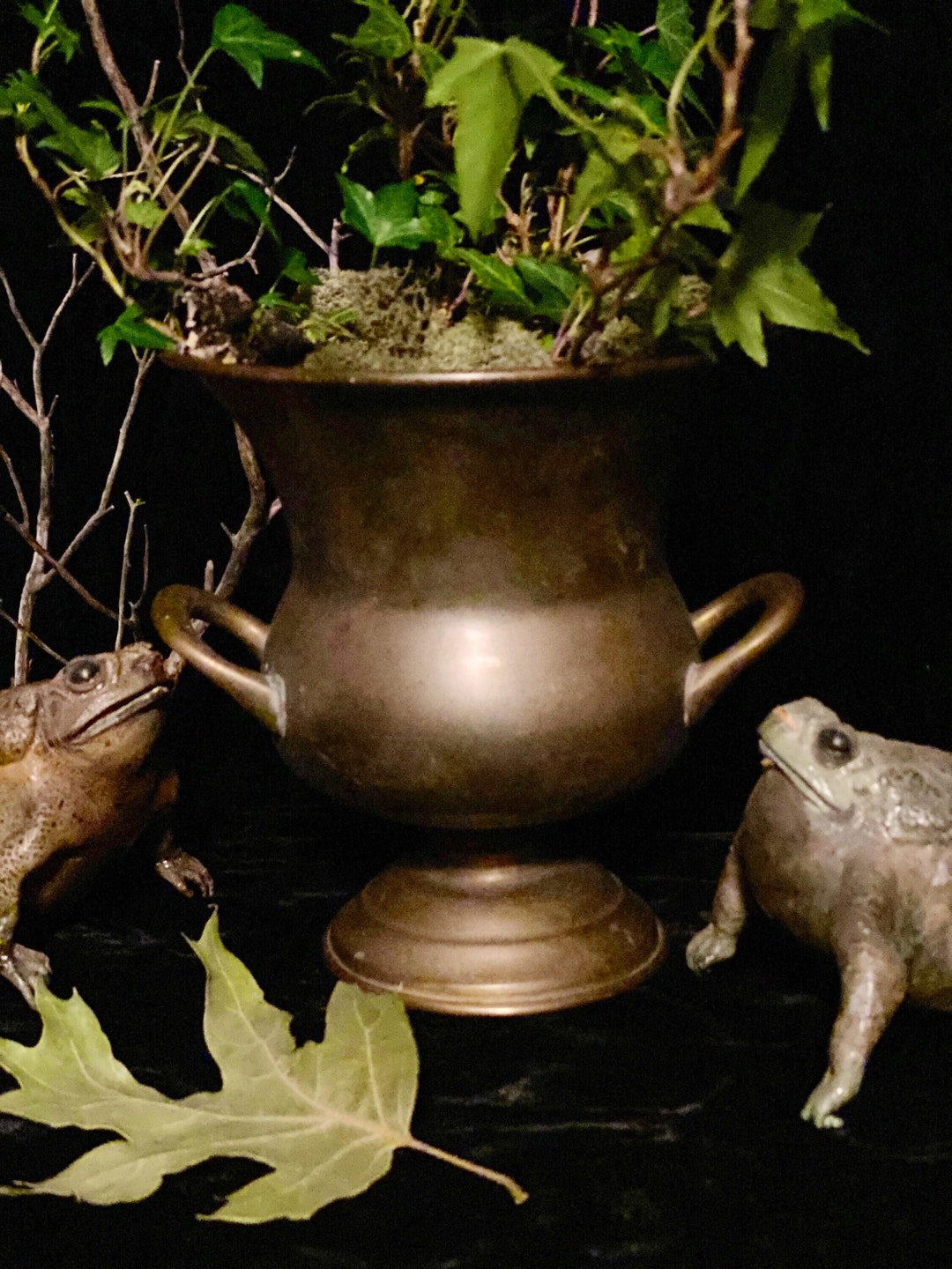 Small Antique Urn Ice Bucket Shabby Old Tarnished Silver Plate - Etsy