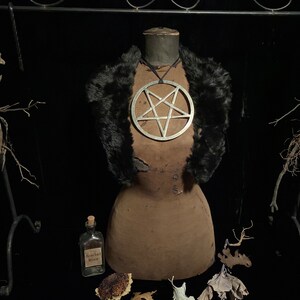 Large INVERTED PENTACLE PENTAGRAM 6” - Witchcraft * Ritual * Ceremonial ...