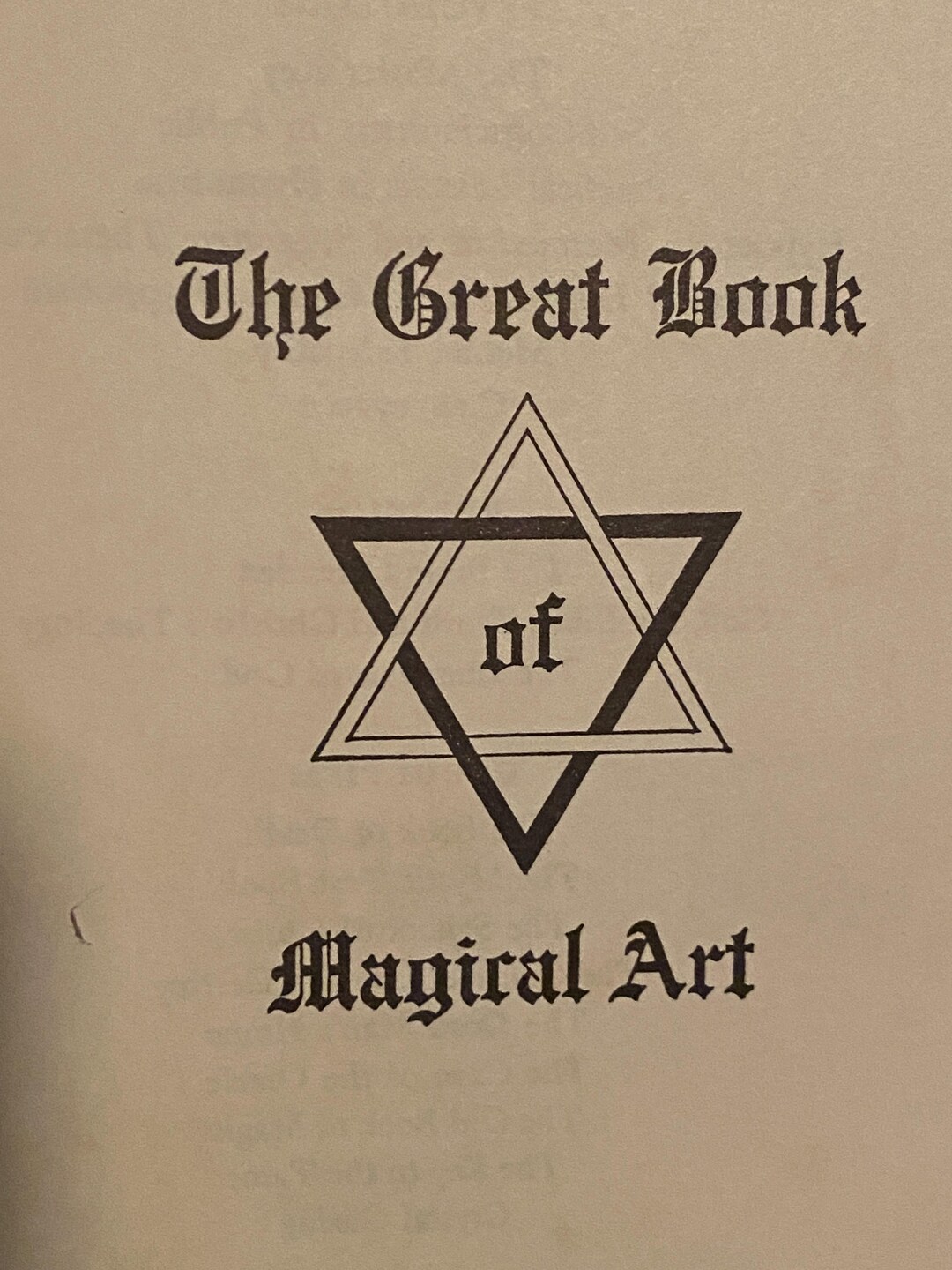 RARE ANTIQUE OCCULT Book the Great Book of Magical Art by De Laurence C ...