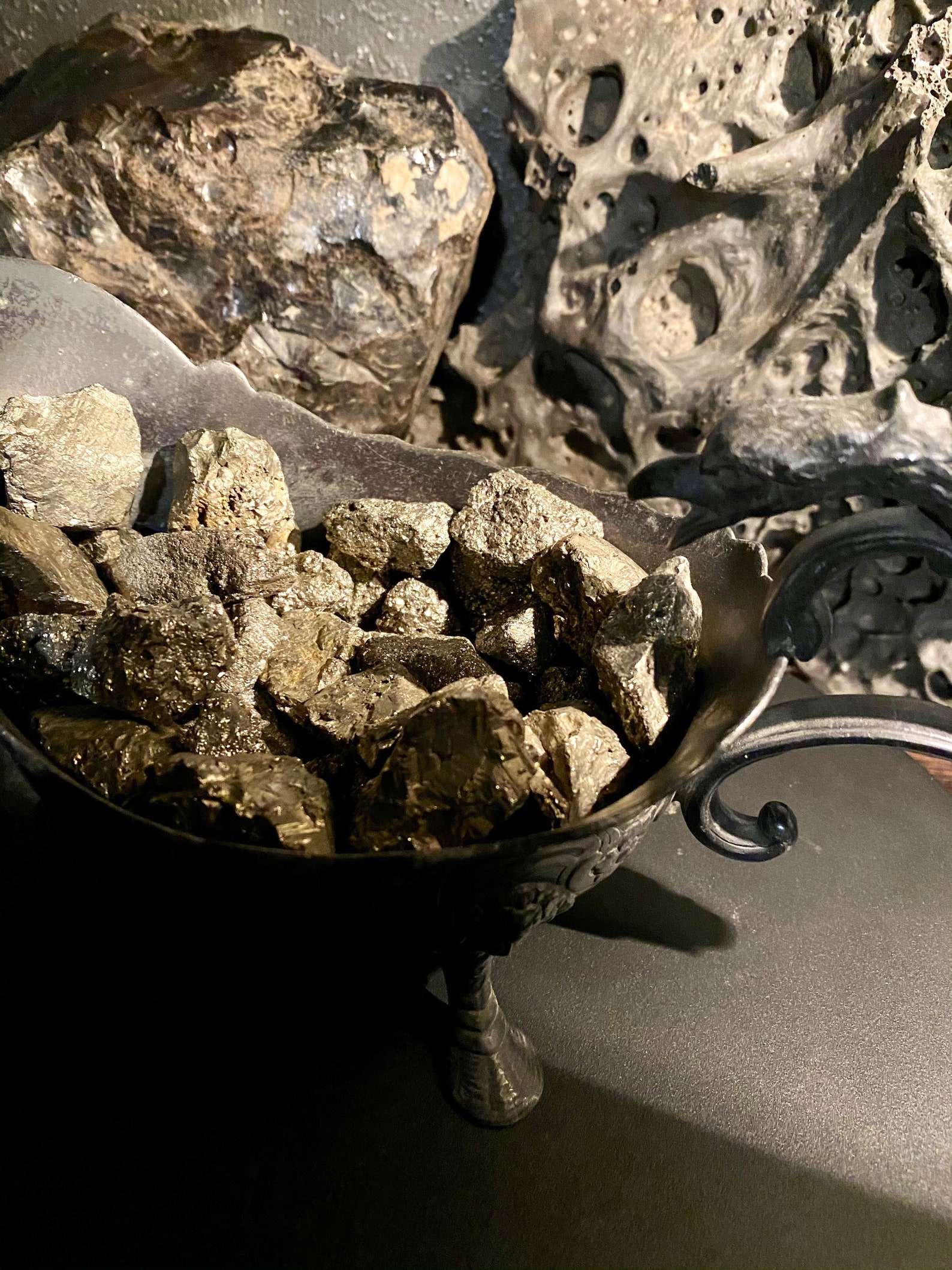 Raw Pyrite Fool's Gold Chunky Rocks, Priced at 5 Dollars Each at Gothic ...