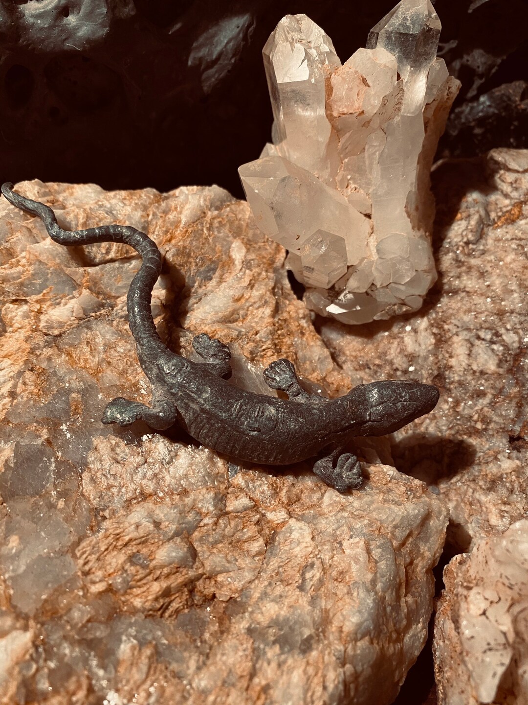 Antique Lead Lizard Creature Unusual Primitive Folk Art at - Etsy