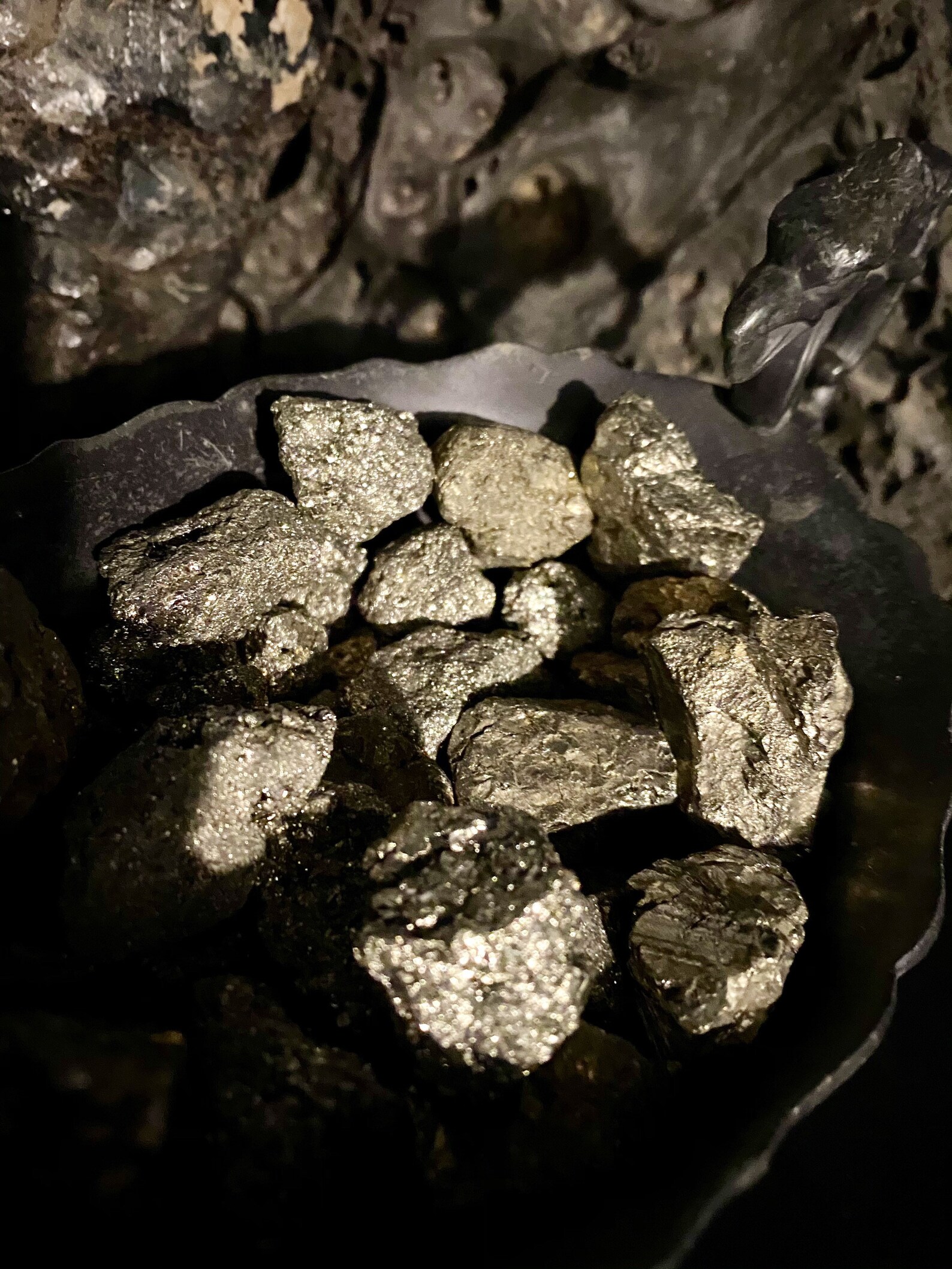 Raw Pyrite Fool's Gold Chunky Rocks, Priced at 5 Dollars Each at Gothic ...