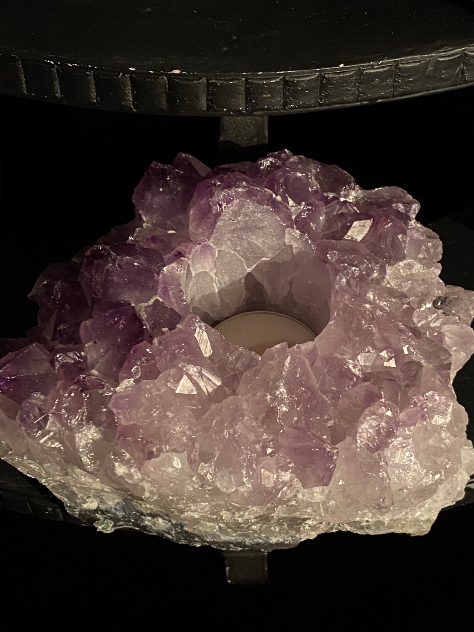 Mesmerizing Amethyst Cluster Tea Light Candle Holders 55 - Etsy
