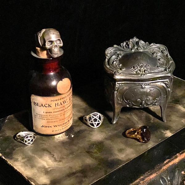 Antique Skull Jewelry Box - Etsy