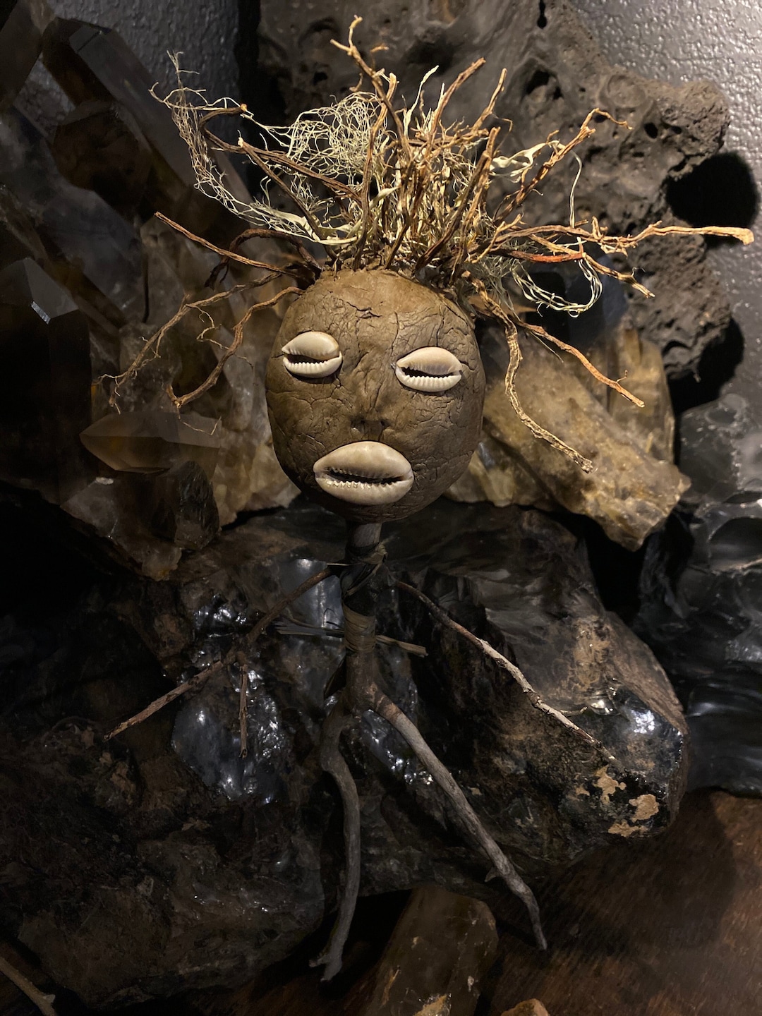 Dead Stick Voodoo Doll Conjure Creature Hexing Poppet rooty 12 Tall - Etsy