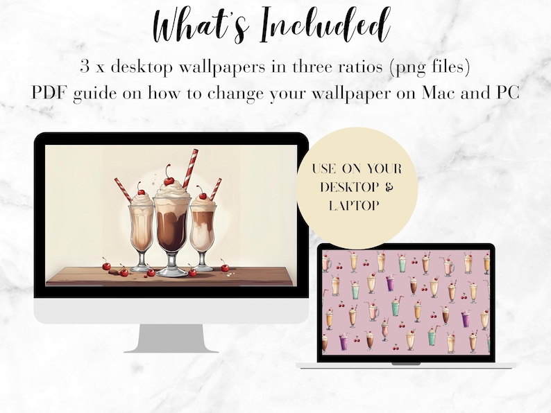 Retro Desktop Wallpaper Set Background Cherry Aesthetic Wallpaper ...