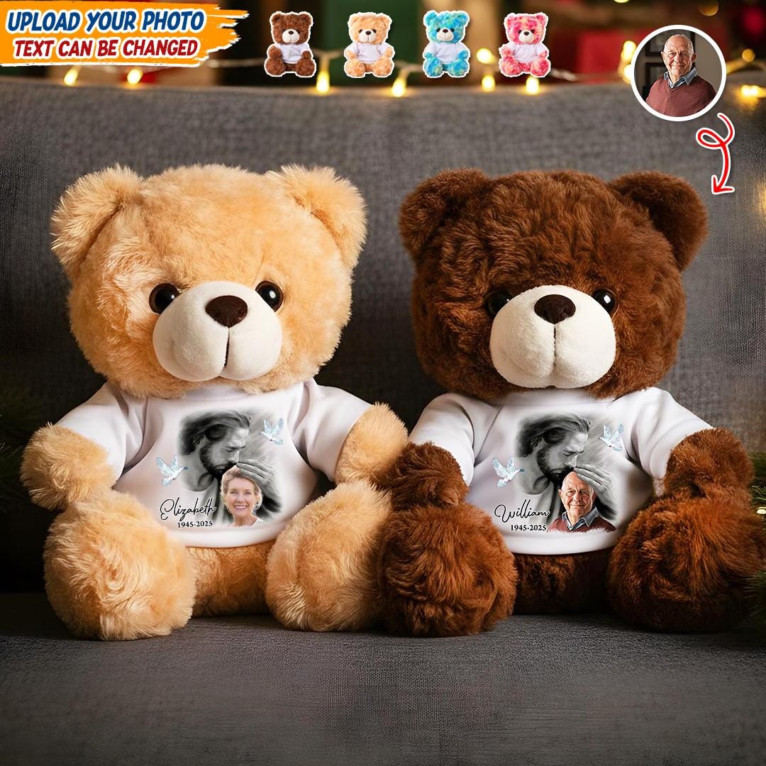 God Had You in His Arms Memorial Teddy Bear – Personalized Custom Plush ...