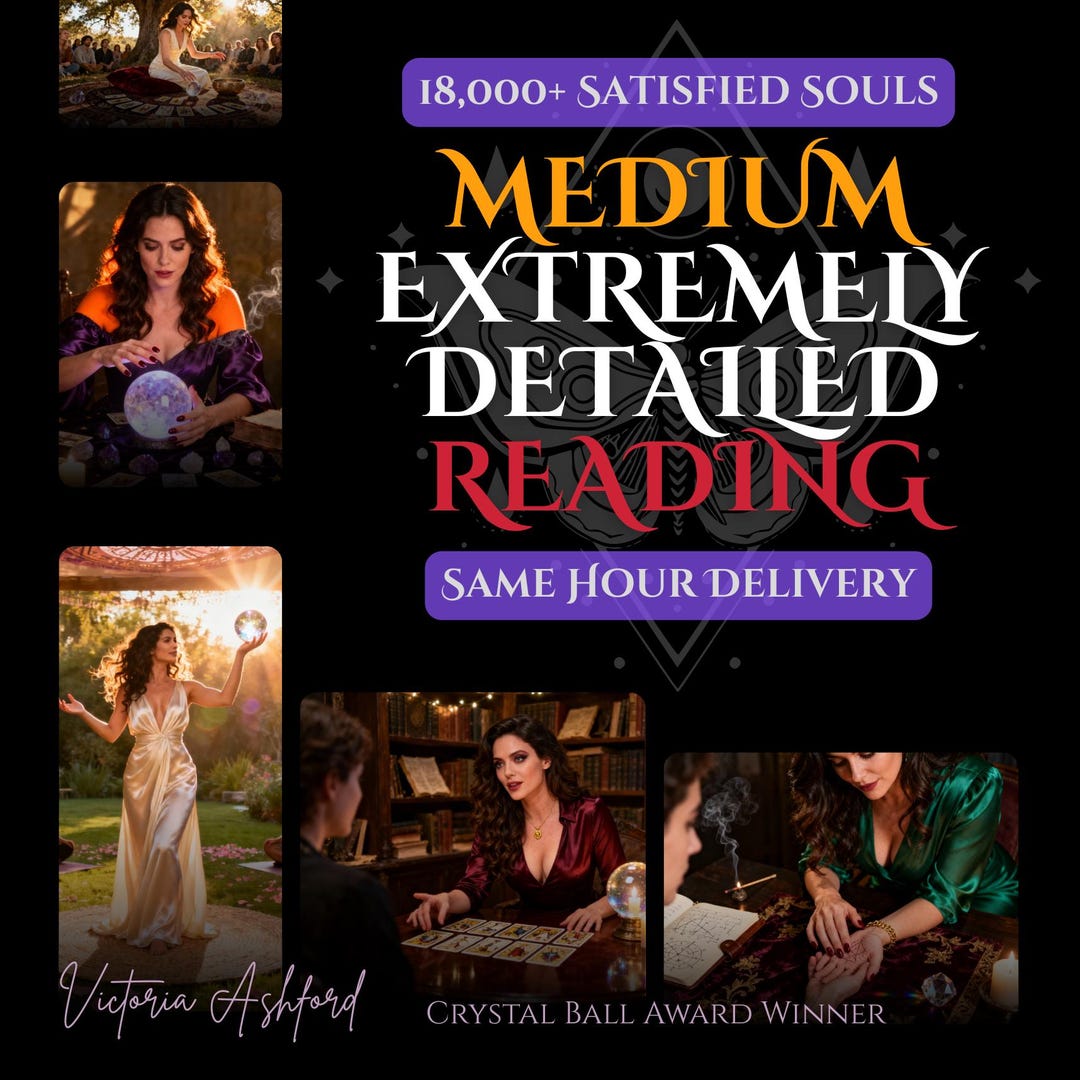 Medium Reading Same Day, Connect With Passed Loved Ones, Spirit Messages, Psychic Mediumship ...