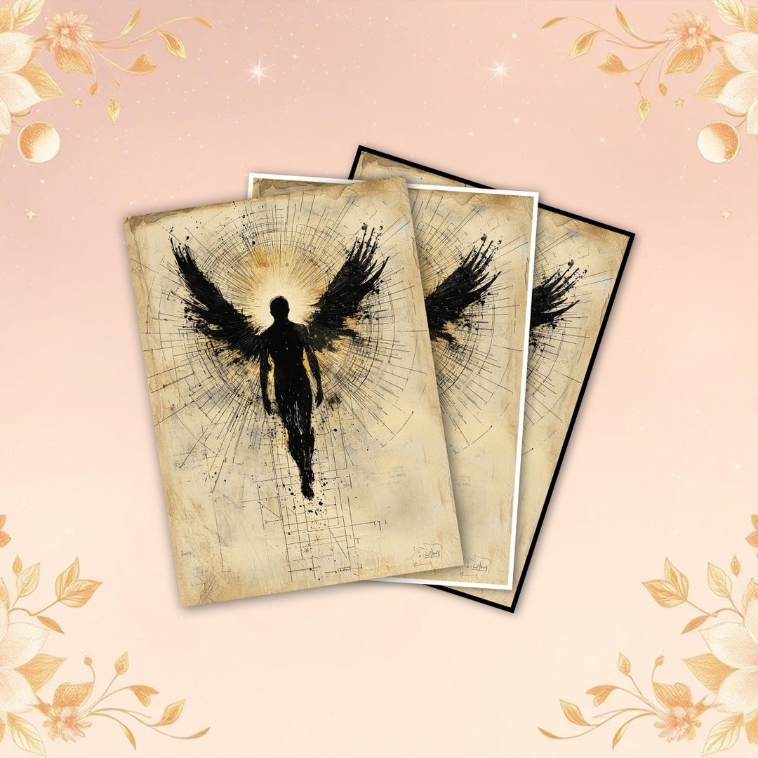 MTG Card Sleeves, Sacred Angel TCG Sleeves, Standard Size, Matte/ Foil ...