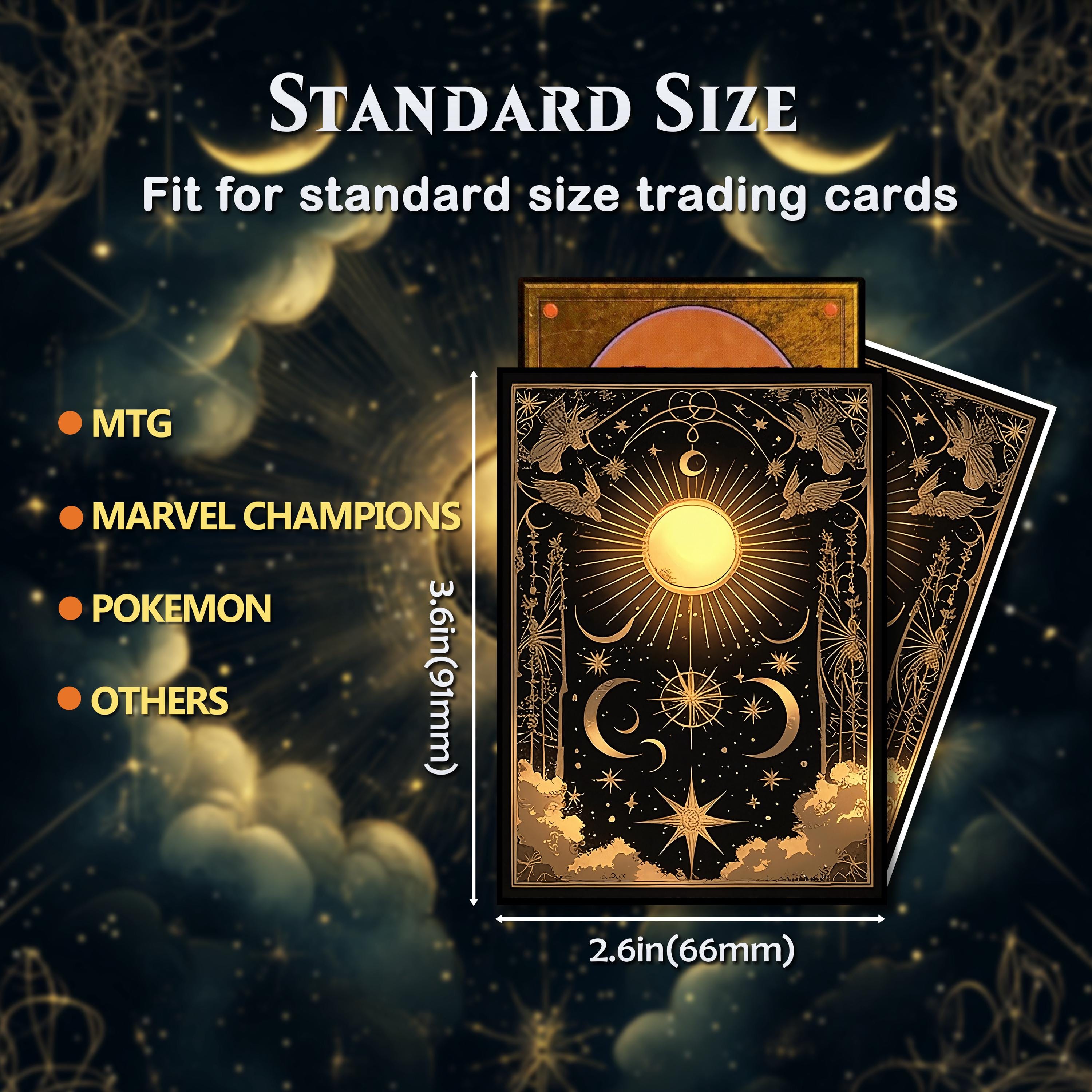 MTG Card Sleeves, Celestial Art Sleeves, Matte & Foil Finish, Standard ...