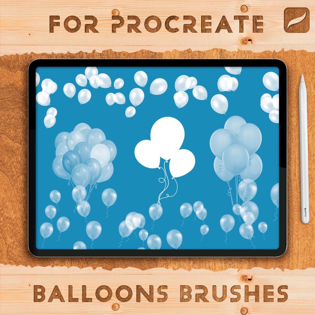 Balloons Brushes for Procreate – Stamps, Textures | Brush Set, Pack - Etsy