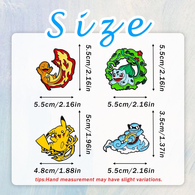 Pokemon Fridge Magnets, Pikachu Charmander Squirtle Bulbasaur, Hard ...