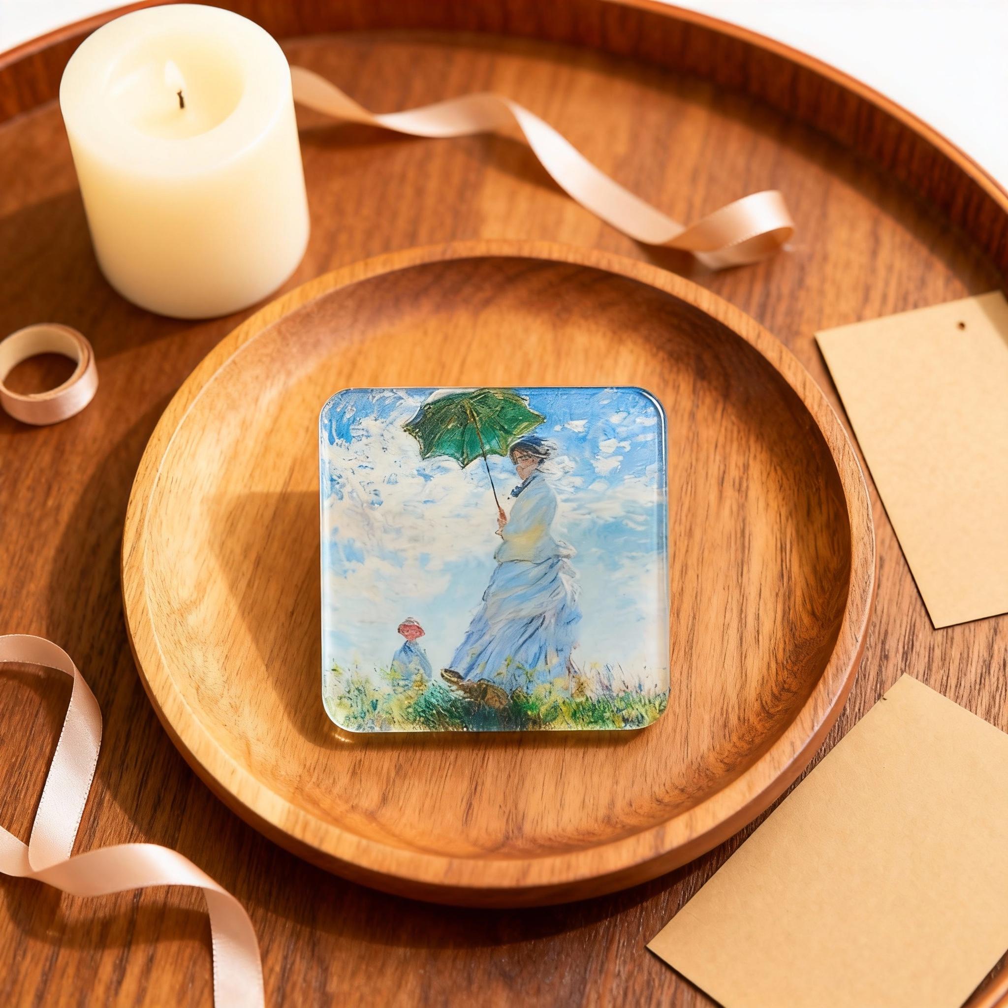 Art Style Fridge Magnet, Mini Square Refrigerator Magnet, Aesthetic ...