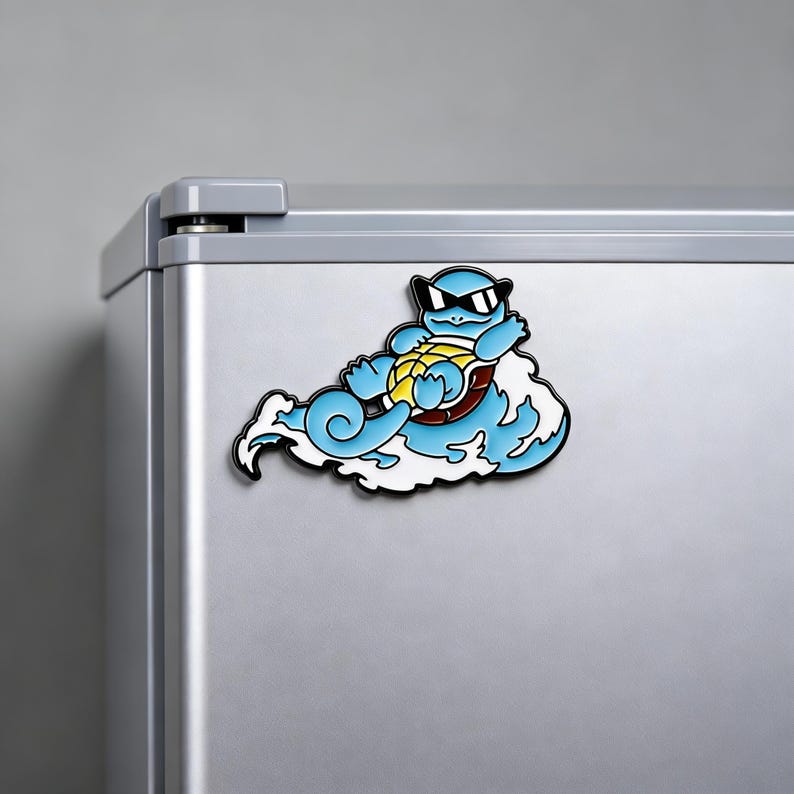 Pokemon Fridge Magnets, Pikachu Charmander Squirtle Bulbasaur, Hard ...