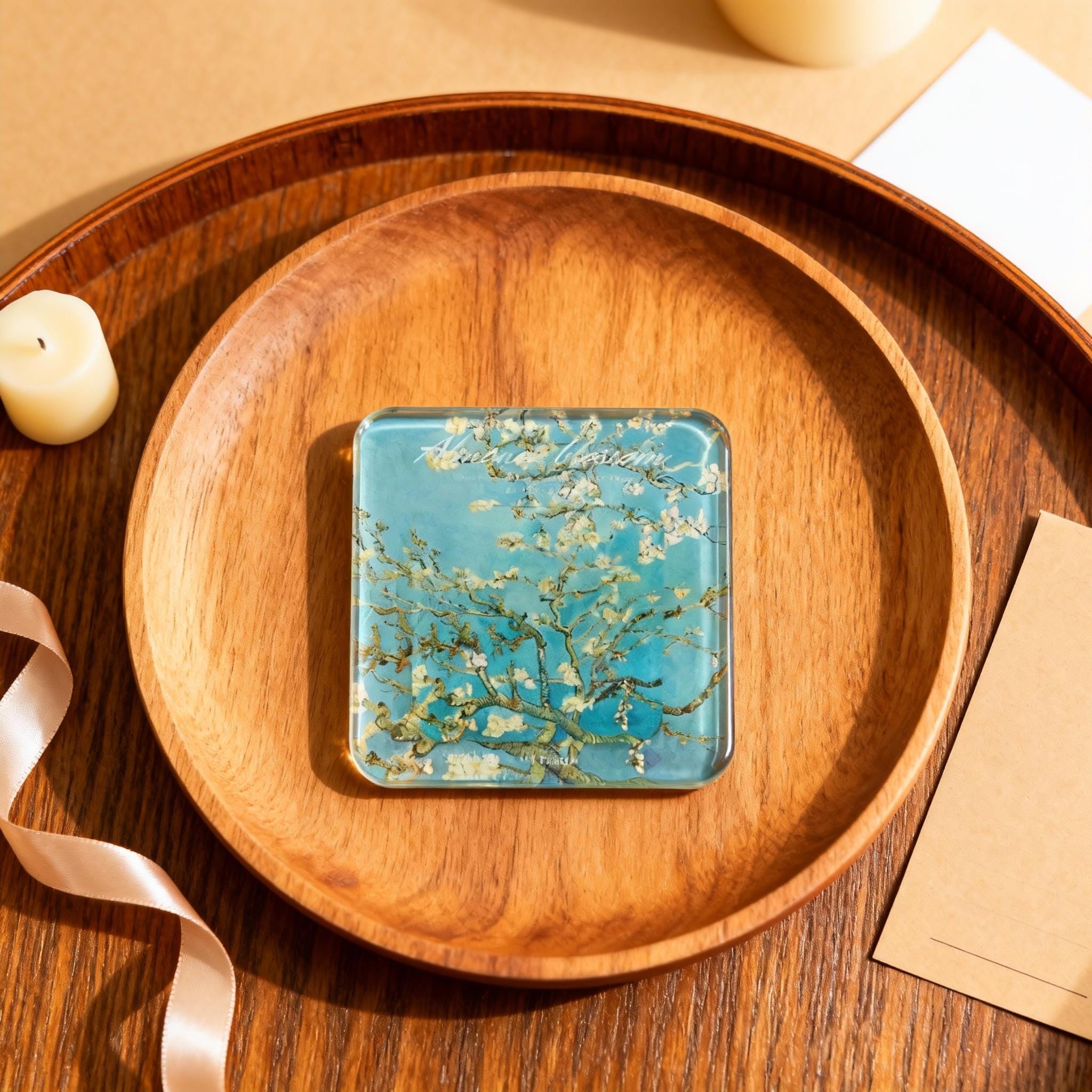 Art Style Fridge Magnet, Mini Square Refrigerator Magnet, Aesthetic ...