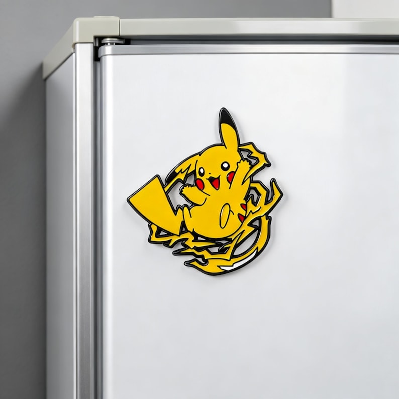 Pokemon Fridge Magnets, Pikachu Charmander Squirtle Bulbasaur, Hard ...
