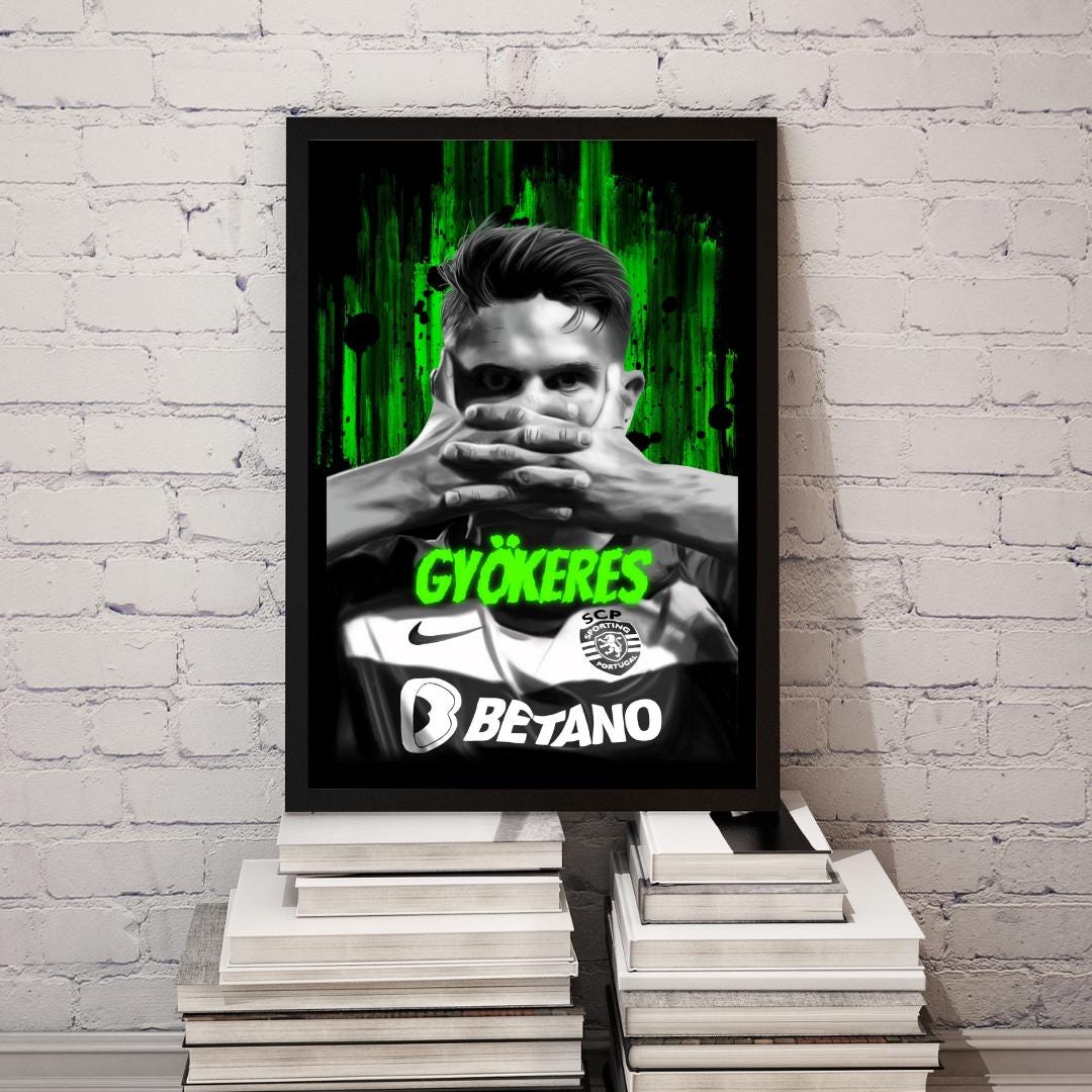 Viktor Gyokeres Football Art Print: Digital Download + Wallpaper - Etsy