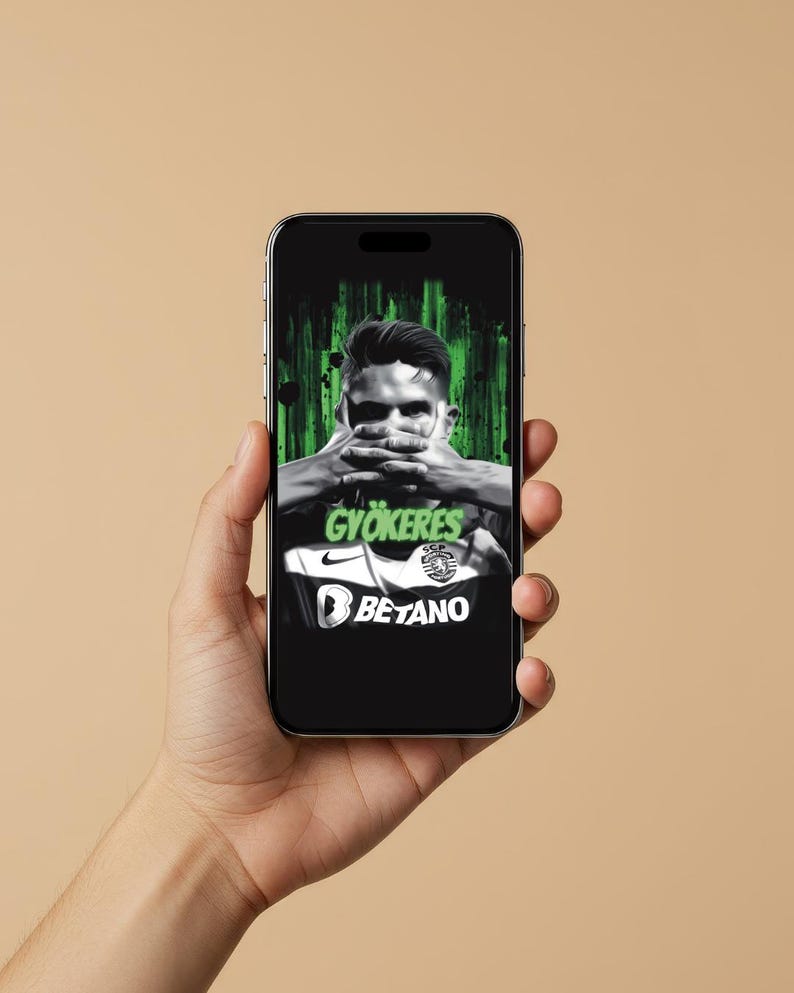 Viktor Gyokeres Football Art Print: Digital Download + Wallpaper - Etsy