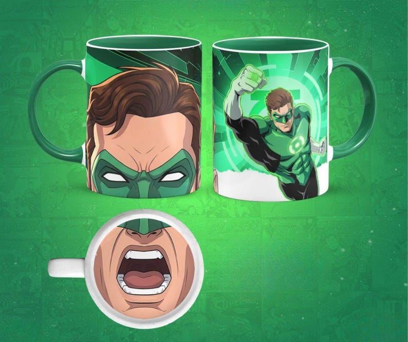 Heroes DC Mug Designs With Big Mouth, Sublimation Mugs, Character Pack ...